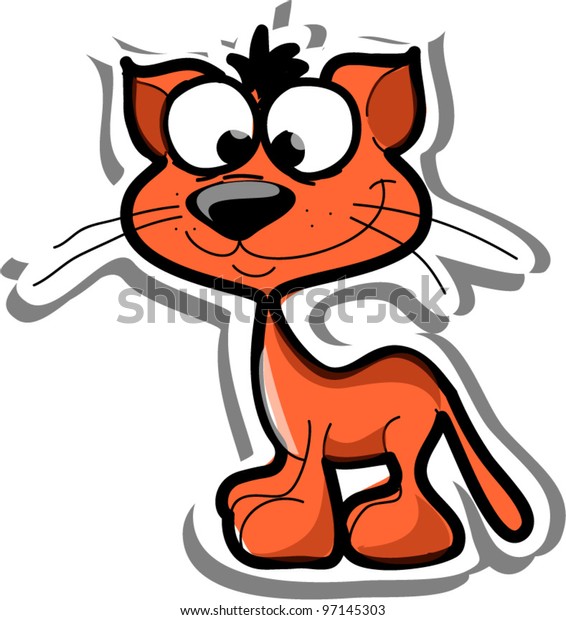 ?ute cartoon Cat