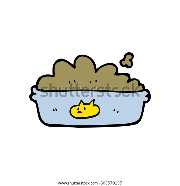 Cartoon Cat Food Stock Vector (Royalty Free) 303570137 | Shutterstock