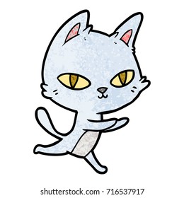 Cartoon Cat Staring Stock Vector (Royalty Free) 649482124 | Shutterstock