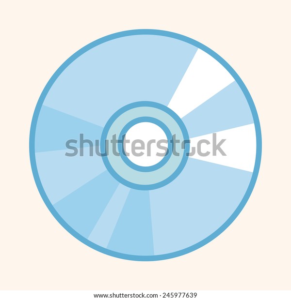 Cartoon Cd Icon Stock Vector (Royalty Free) 245977639 | Shutterstock