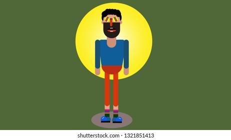 Kurdish Cartoon Model Stock Vector (Royalty Free) 1315682057 | Shutterstock