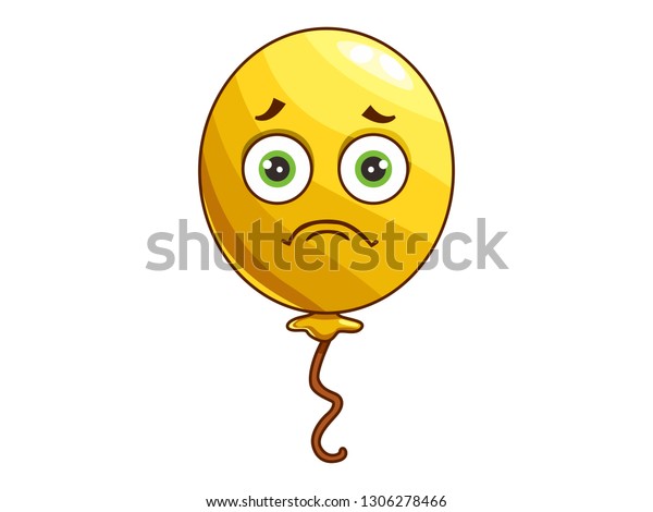 Cartoon Character Balloons Funny Faces Stock Vector (Royalty Free ...