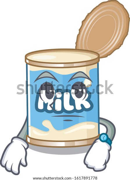 Cartoon Character Design Condensed Milk On Stock Vector (Royalty Free ...