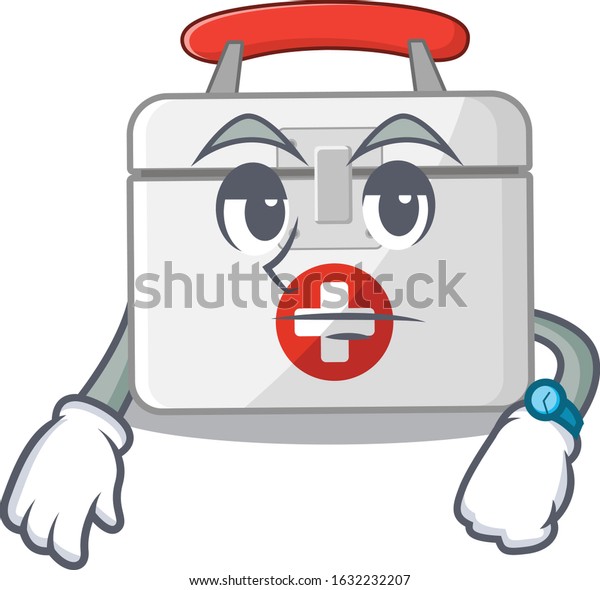 Cartoon Character Design First Aid Kit Stock Vector (Royalty Free ...