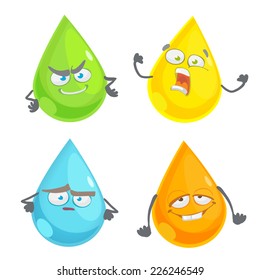 Cartoon Character Drop Stock Vector (Royalty Free) 226246546