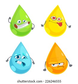 Cartoon Character Drop Stock Vector (Royalty Free) 226246546