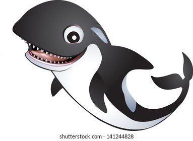 Cartoon Character Fish Killer: เวกเตอร์สต็อก (ปลอดค่าลิขสิทธิ์ ...