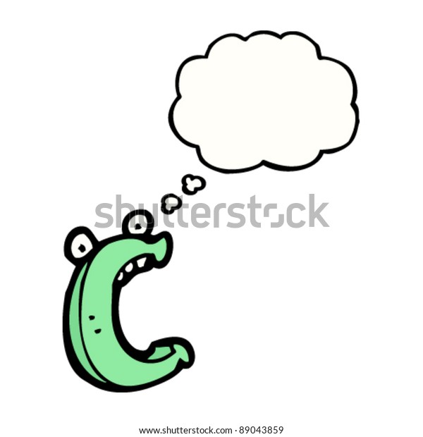 Cartoon Character Letter C Stock Vector (Royalty Free) 89043859 ...