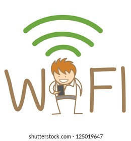 Cartoon Character Man Being Hot Spot 스톡 벡터(로열티 프리) 125019647 | Shutterstock