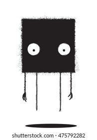 Cartoon Character Square Head Stock Vector (Royalty Free) 475792282 ...