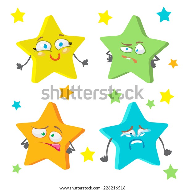 Cartoon Character Star Stock Vector (Royalty Free) 226216516 | Shutterstock
