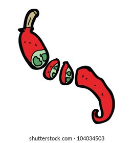 Cartoon Chili Pepper Stock Vector (Royalty Free) 116451775 | Shutterstock
