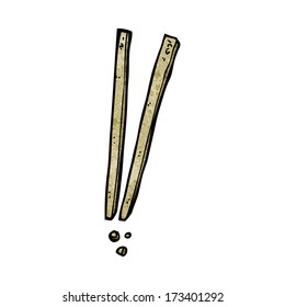 Cartoon Chopsticks Stock Vector (Royalty Free) 173401292 | Shutterstock