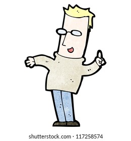 Cartoon Man Waving Finger Stock Illustration 101039755 | Shutterstock