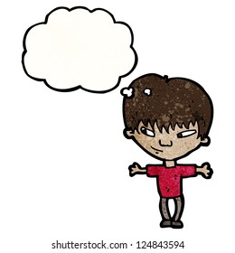 Cartoon Clever Boy Stock Vector (Royalty Free) 124843594 | Shutterstock