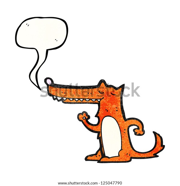 Cartoon Clever Fox Stock Vector (Royalty Free) 125047790 | Shutterstock
