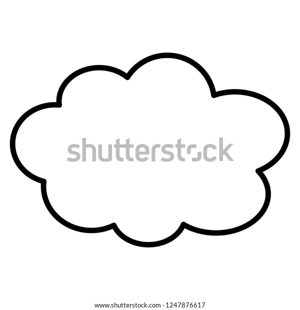 Cartoon Cloud Clip Art Stock Vector (Royalty Free) 1247876617 ...