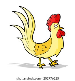 Cartoon Cockerel Stock Vector (Royalty Free) 201776225 | Shutterstock