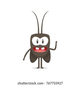 Cartoon Cockroach Vector Stock Vector (Royalty Free) 767755927 ...