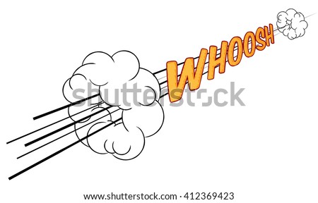 Cartoon Comic Book Sonic Boom Whoosh Stock Vector (Royalty Free ...