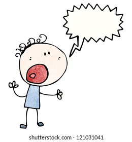 Cartoon Complaining Man Stock Vector (Royalty Free) 121031041 ...