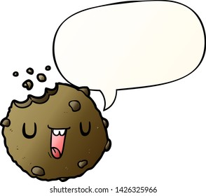 Cartoon Cookie Speech Bubble Sticker Stock Vector (Royalty Free) 1429741787