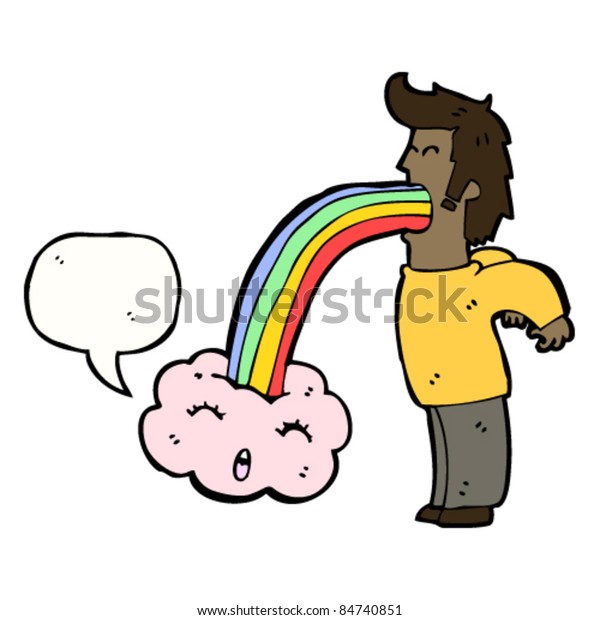 Cartoon Crazy Hallucination Man Stock Vector (Royalty Free) 84740851 ...
