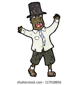 Cartoon Crazy Hobo Man Stock Vector (Royalty Free) 117018856 | Shutterstock