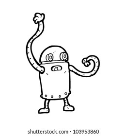 Cartoon Crazy Robot Stock Vector (Royalty Free) 103953860 | Shutterstock