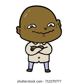 Cartoon Creepy Guy Stock Vector (Royalty Free) 712270777 | Shutterstock