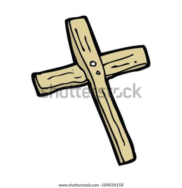 Cartoon Cross Suitable Scaring Vampires Stock Vector (Royalty Free ...