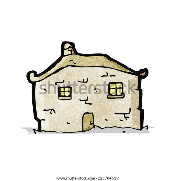 Cartoon Crumbling Cottage Stock Vector (Royalty Free) 228784519 ...