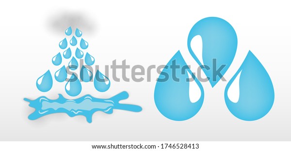 Cartoon Cry Tears Droplets Teardrops Symbols Stock Vector (Royalty Free ...