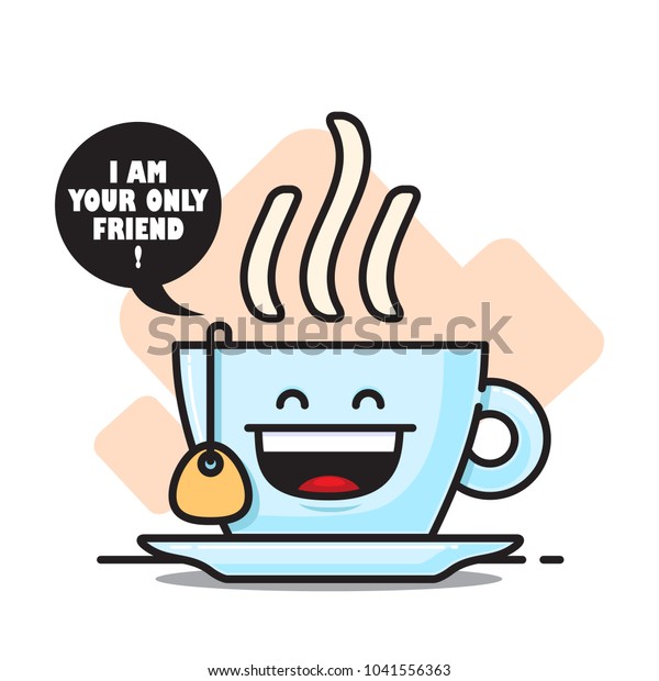 Cartoon Cup Character Vector Illustration Stock Vector (Royalty Free ...