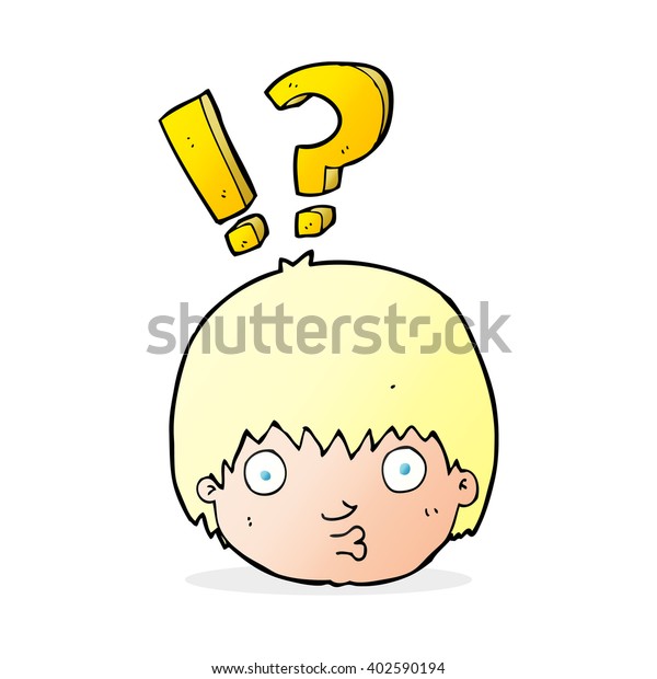 Cartoon Curious Face Stock Vector (Royalty Free) 402590194 | Shutterstock