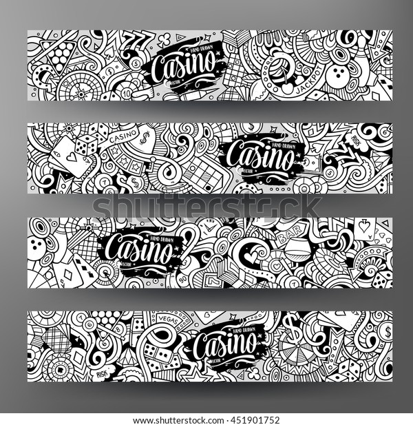 Cartoon Cute Line Art Vector Hand Stock Vector (Royalty Free) 451901752 ...
