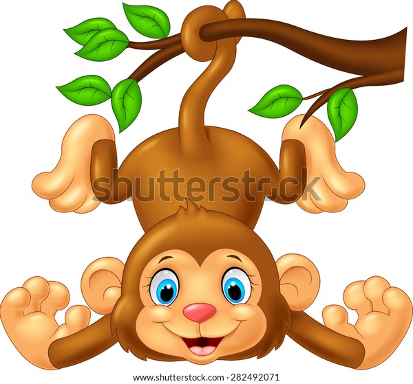 4.241 Hanging monkey cartoon: immagini, foto stock e grafica vettoriale ...