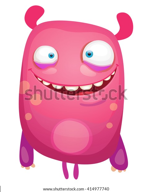 Cartoon Cute Monster Stock Vector (Royalty Free) 414977740 | Shutterstock