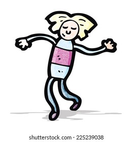 Cartoon Dancing Doll Stock Vector (Royalty Free) 225239038 | Shutterstock