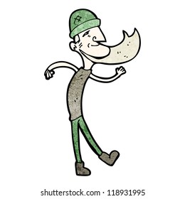 Dancing Old Man Cartoon Stock Vector (Royalty Free) 63151744