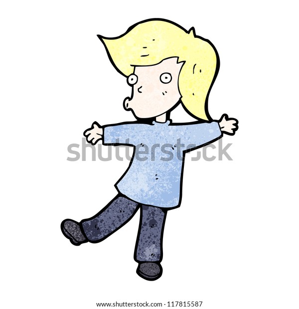 Cartoon Dancing Person Stock Vector (Royalty Free) 117815587 | Shutterstock