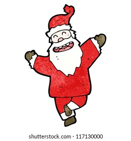 Cartoon Dancing Santa Claus Stock Vector (Royalty Free) 117130000