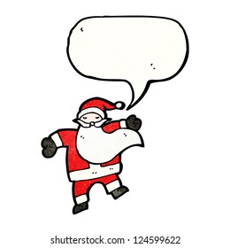 Cartoon Dancing Santa Claus Stock Vector (Royalty Free) 124599622 ...