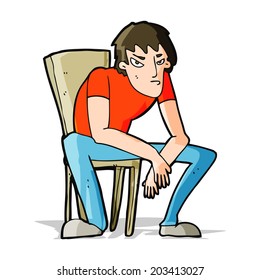 Cartoon Dejected Man Stock Vector (Royalty Free) 203413027 | Shutterstock