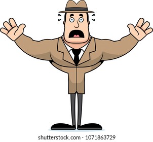 Cartoon Boat Captain Looking Scared Stock Vector (Royalty Free) 1071863795