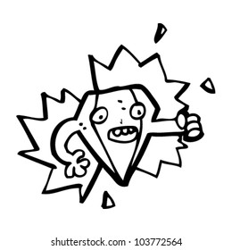 Cartoon Illustration Explosion Looking Angry Stock Vector (Royalty Free ...
