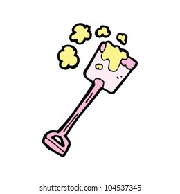 Cartoon Digging Spade Stock Vector (Royalty Free) 104537345