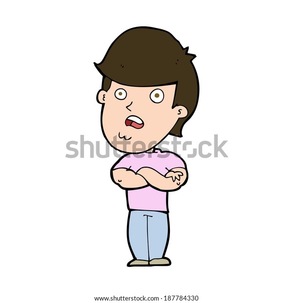 Cartoon Disappointed Man Stock Vector (Royalty Free) 187784330 ...