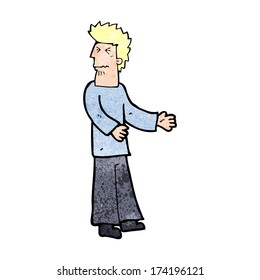Cartoon Disgusted Man Stock Vector (Royalty Free) 174196121 | Shutterstock