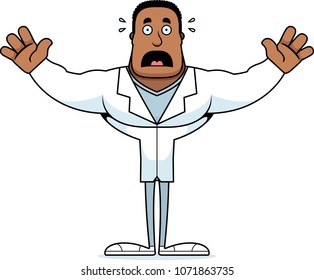 Cartoon Doctor Looking Scared Stock Vector (Royalty Free) 1071863735 ...
